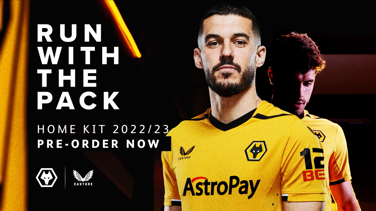 a nueva equipación de los Wolves, diseñada y fabricada por Castore, ya ...